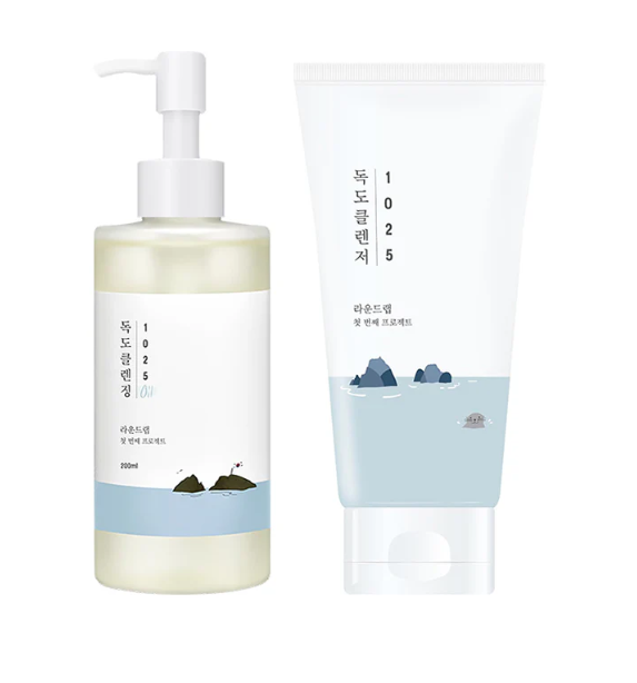 Round Lab – Dokdo Cleanser + Dokdo Cleansing Oil Bundle – AVA Beauty