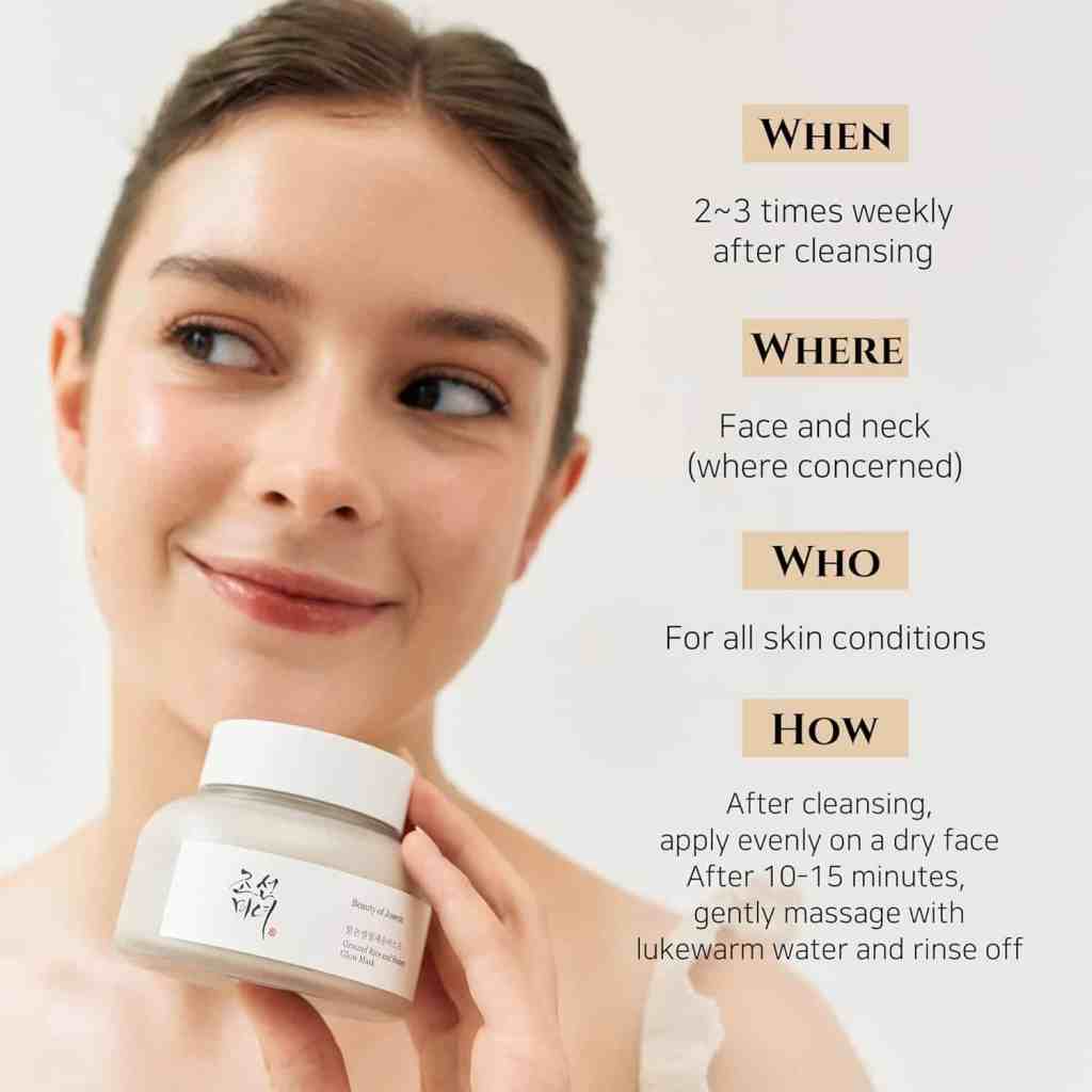 Beauty of Joseon – Ground Rice and Honey Glow Mask – AVA Beauty